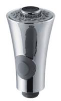 China 2 Mode Chrome ABS Kitchen Shower Faucet Spray Head Replacement with 5 Year Warranty - XS02007201 for sale