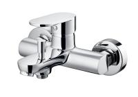 China 35mm Cartridge Chrome Bath Mixer Tap with Ceramic Valve - 5 Year Warranty, 0.1-0.5MPa Pressure Range for sale