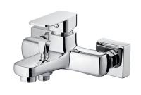 China Single Handle 35mm Cartridge Bath Mixer Tap Chrome Finish - 5 Year Warranty Brass Construction for sale