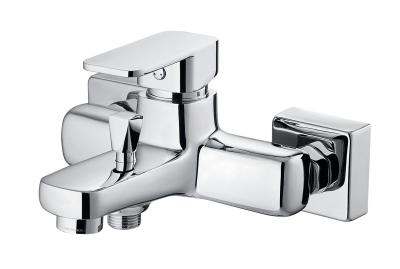 China Single Handle 35mm Cartridge Bath Mixer Tap Chrome Finish - 5 Year Warranty Brass Construction for sale