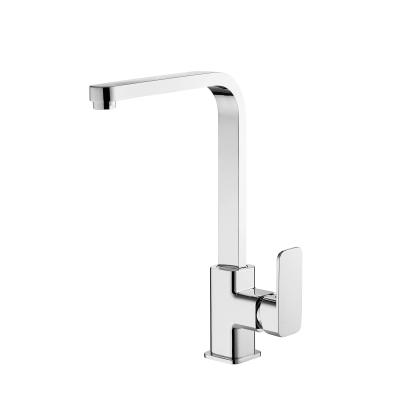 China High Arch Metal Kitchen Mixer Faucet 363mm Single Handle Brass Construction with 5-Year Warranty for sale