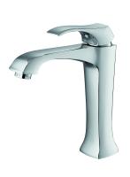 China CONNE Brass Bathroom Vessel Sink Faucet Modern Tall Single Handle Chrome 1 Hole for sale