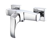 China OEM Polished Chrome Single Handle Shower Mixer Faucet - Brass Construction, 0.1-0.5 MPa Pressure Range, 90°C Temperature Resistance for sale