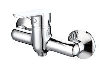 China Polished Wall Mounted Bathtub Mixer Faucet Single Lever 0.1-0.5MPa Pressure Range with 5-Year Warranty for sale
