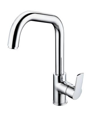 China CONNE Brass Kitchen Faucet Single Handle One Hole Bar Sink Mixer Chrome 0.5 Bar for sale