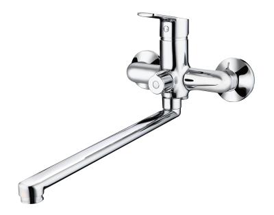 China Modern Long Spout Bathtub Faucet with 35mm Ceramic Cartridge and G 1/2