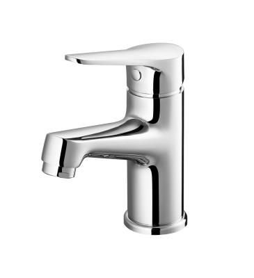 China CONNE Single Hole Brass Wash Basin Faucet Chrome Ceramic Cartridge 0.5 Bar for sale