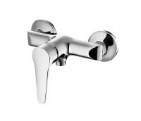 China Zinc Single Handle Shower Mixer Faucet - Chrome Finish, Solid Brass Construction, 5-Year Warranty, 0.1-0.5 MPa Pressure Range for sale