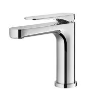 China CONNE Single Hole Chrome Wash Basin Faucet 25mm Ceramic Cartridge Brass for sale