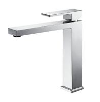 China CONNE Single Handle Brass Wash Basin Faucet Tall Body Chrome Bathroom Faucet 0.1-0.5MPa for sale