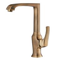 China ACS Single Handle Antique Brass Kitchen Mixer Faucet with 360° Swivel Spout - 5-Year Warranty, 0.1-0.5MPa Pressure Range for sale