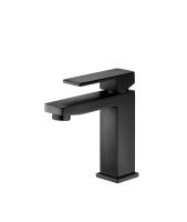 China CONNE Brass Wash Basin Faucet Fingerprint Proof Matte Black Single Handle Countertop Sink Tap 0.5-5 Bar for sale