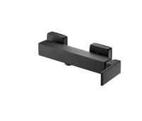 China Matte Black Wall Mounted Square Shower Mixer Tap with 5-Year Warranty and 0.05-0.5 MPa Pressure Range for sale