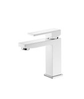 China CONNE Single Handle Brass Wash Basin Faucet White Mixer Tap 25mm Cartridge for sale