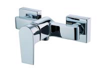 China Drip Proof Brass Shower Mixer Faucet Wall Mounted Chrome Finish 0.1-0.5MPa Pressure Range 5-Year Warranty for sale