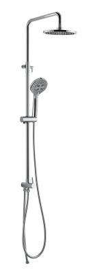 China 951mm-1301mm Solid Brass Shower Column Set with 3-Function Hand Shower and Rain Head - 0.1-0.5 MPa Pressure Range for sale