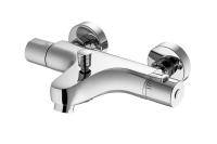 China CONNE Thermostatic Shower Mixer 150mm Inlet Chrome Faucet with 20-50°C Temperature Control for sale