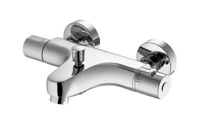 China CONNE Thermostatic Shower Mixer 150mm Inlet Chrome Faucet with 20-50°C Temperature Control for sale