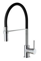 China 35mm Cartridge Chrome Kitchen Mixer Faucet with 360° Rotating Spout and 5-Year Warranty for sale