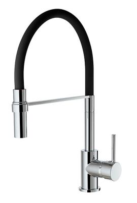 China 35mm Cartridge Chrome Kitchen Mixer Faucet with 360° Rotating Spout and 5-Year Warranty for sale