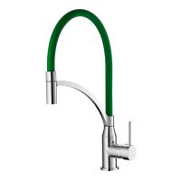 China Chrome Finish Kitchen Mixer Faucet with 360° Swivel & Ceramic Valve - 5 Year Warranty, 0.1-0.5 MPa Pressure Range for sale