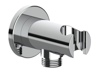 China Chrome Finish Brass Shower Hose Wall Outlet 1/2 Inch Anti Corrosion B060-1 for sale