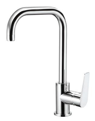 China Chrome Single Lever Kitchen Mixer Tap with 360 Degree Rotation - 5 Year Warranty, 0.1-0.5 MPa Pressure Range for sale
