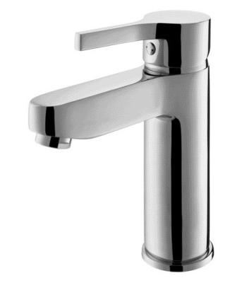 China CONNE Modern Brass Bathroom Wash Basin Faucet Chrome Single Handle Hot Cold Water 40mm Ceramic Cartridge for sale
