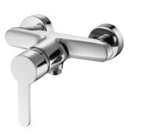 China Single Function Surface Mounted Shower Faucet Chrome Bath Mixer Tap for sale