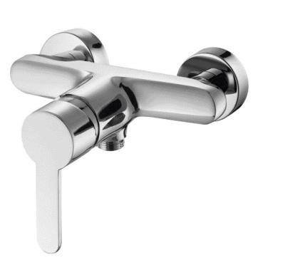 China Single Function Surface Mounted Shower Faucet Chrome Bath Mixer Tap for sale
