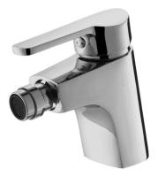 China Polished Chrome Bidet Faucet Deck Mounted Single Lever Brass Swivel 360 Degree for sale