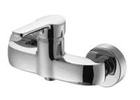 China CONNE Chrome Single Lever Bath Shower Mixer Faucet Brass Wall Mounted G1/2 for sale