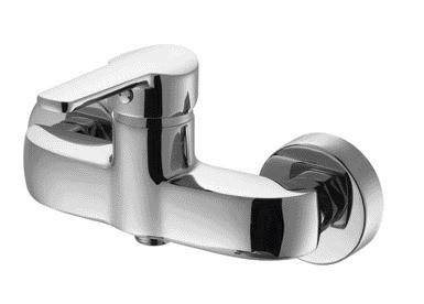 China CONNE Chrome Single Lever Bath Shower Mixer Faucet Brass Wall Mounted G1/2 for sale