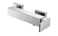 China Single Handle 35mm Cartridge Shower Mixer Faucet Chrome Brass Bath Tap for sale