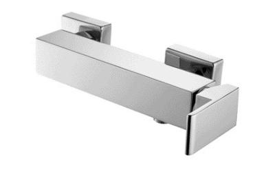 China Single Handle 35mm Cartridge Shower Mixer Faucet Chrome Brass Bath Tap for sale