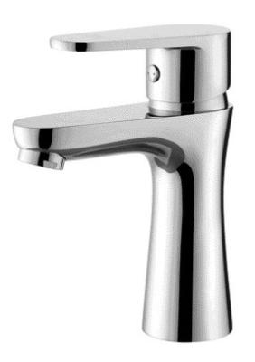 China Modern Bathroom Wash Basin Faucet Brass Chrome with Ceramic Valve for sale