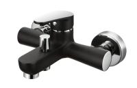 China Wall Mounted Brass Bath Shower Faucet Single-Lever Mixer Tap with 5-Year Warranty and 0.1-0.5 MPa Pressure Range for sale