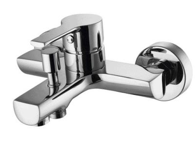 China Chrome-Plated Single-Lever Bath Mixer Tap with Ceramic Valve, 0.05-0.5 MPa Pressure Range, 5-Year Warranty for sale