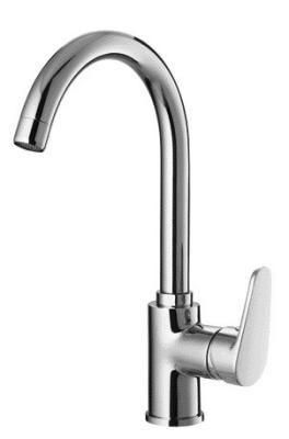 China CONNE 360° Swivelling Single Lever Kitchen Mixer Faucet Chrome 0.5-5bar High Pressure for sale