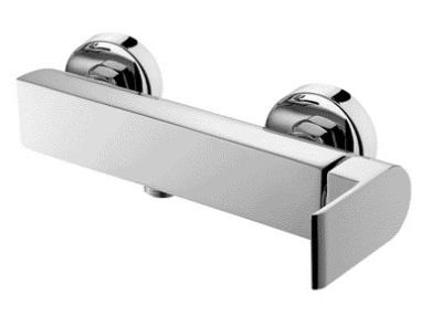 China Chrome Brass Single Handle Shower Mixer Faucet Wall Mounted for sale