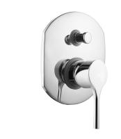 China CONNE Single Handle Wall Mounted Bath Shower Mixer Tap with 5-Year Warranty and Ceramic Valve Core for sale