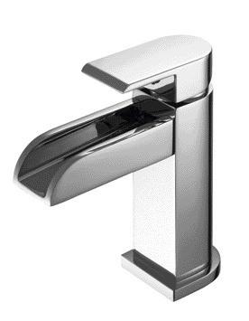 China Chrome Bathroom Tap With Spout Height 83 Mm With Pull Rod Bathroom Fitting for sale