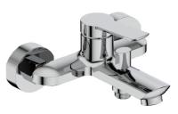 China Chrome Finish Brass Bath Mixer Tap Without Shower Head - Single Lever Design with 5-Year Warranty for sale
