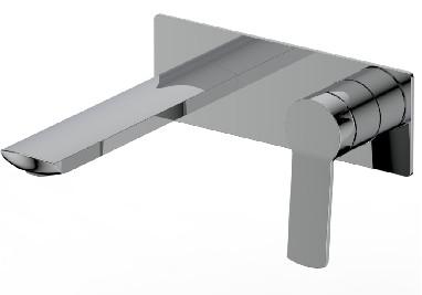 China CONNE Chrome Single Handle Wall Mounted Faucet with 5-Year Warranty and 0.1-0.5 MPa Pressure Range for sale