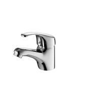 China 40mm Cartridge Wash Basin Mixer Tap Chrome Brass Water Saving Bathroom Faucet 0.5 Bar for sale