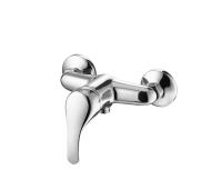 China OEM Single Thread Surface Mounted Bath Shower Mixer Tap Brass Chrome 150mm for sale