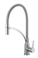 China CONNE Spiral Spring 360° Swivel Kitchen Mixer Faucet Chrome 35mm Ceramic Cartridge for sale