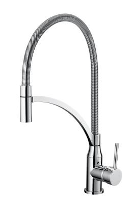 China CONNE Spiral Spring 360° Swivel Kitchen Mixer Faucet Chrome 35mm Ceramic Cartridge for sale