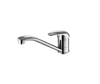 China CONNE Single Lever Kitchen Sink Mixer Tap with 360° Swivel Spout - Chrome Finish, 5-Year Warranty, 0.1-0.5 MPa Pressure Range for sale