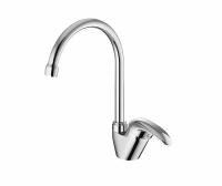 China Chrome Swivel Sink Mixer Tap 35mm Ceramic Cartridge Leakproof Kitchen Faucet for sale
